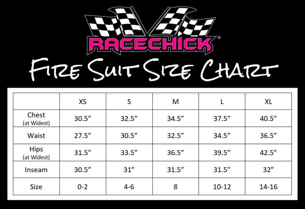 Racechick - FIERCE Women's Auto Racing Suit SFI 3.2A/1 (Black/White)